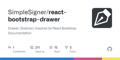 Github Simplesignerreact Bootstrap Drawer Drawer Sidenav Inspired By React Bootstrap
