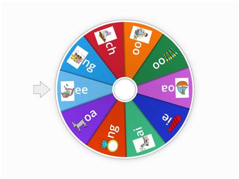 Digraph Sounds Spin The Wheel Digraph Sounds Spin The Wheel