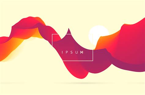 동적 효과와 3d 물결 모양 배경입니다 전단지 브로셔 소책자 및 웹 사이트 디자인에 대 한 추상적인 벡터 일러스트 0명에 대한 스톡 벡터 아트 및 기타 이미지 Istock