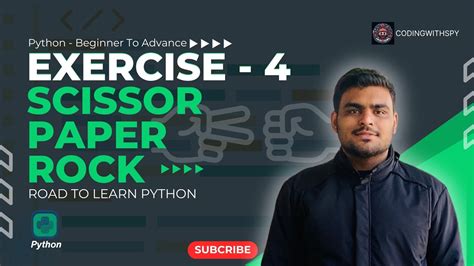 Rock Paper Scissors Game Ft Python Python Beginner To Advance Codingwithspy Youtube