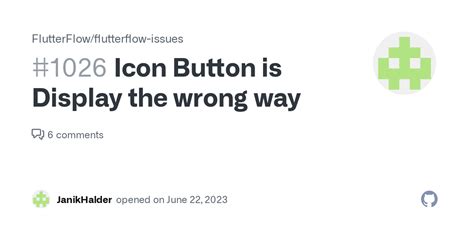 Icon Button Is Display The Wrong Way · Issue 1026 · Flutterflow