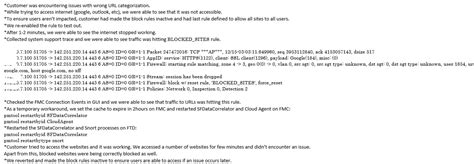 Access Control Policy Blocks All Traffic Below Block Rules Cisco Community