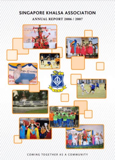 2006 2007 Annual Report Singapore Khalsa Association