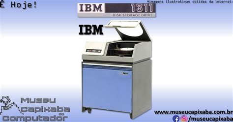 A Unidade De Disco Removível Ibm 1311 De 1962 Mcc Museu Capixaba Do