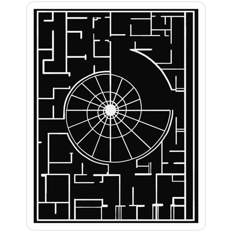 House Of Leaves Pattern Black Sticker For Sale By Mnscrart In 2025