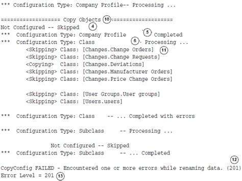 ACP Program Logs