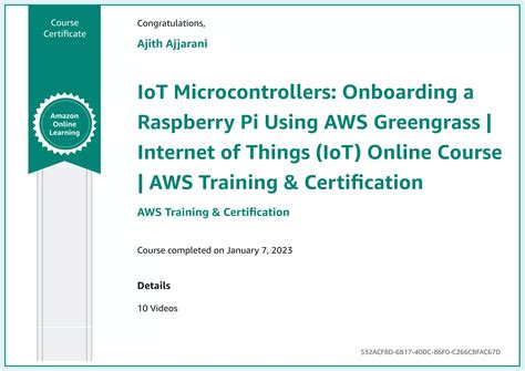 Iot Microcontrollers Onboarding A Raspberry Pi Using Aws Greengrasspdf