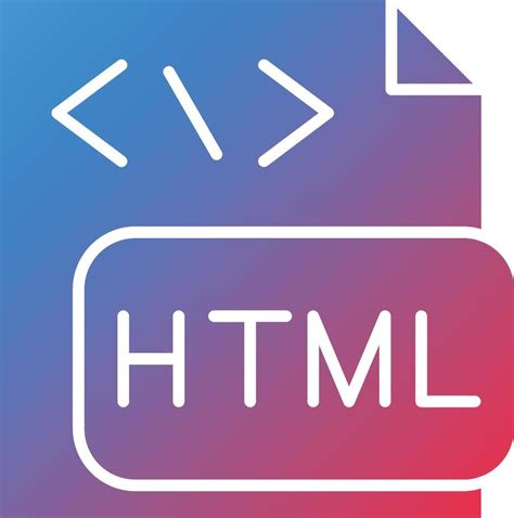 vetor Projeto html Arquivo ícone estilo 22372978 Vetor no Vecteezy