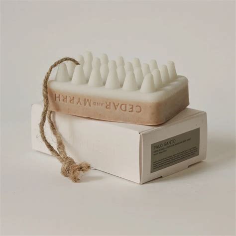 Palo Santo Body Soap Gentle Exfoliating And Skin Renewal Cedar And Myrrh
