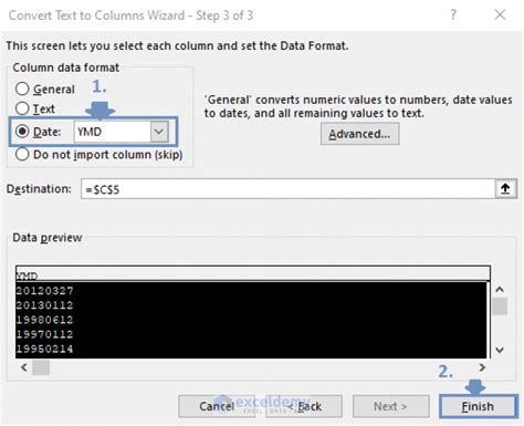 Convert Number Yyyymmdd To Date Format In Excel 4 Methods