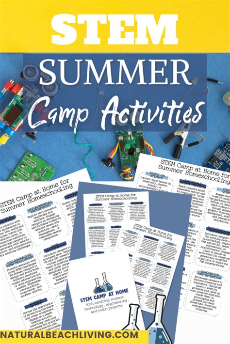 Stem Summer Camp Activities And Projects Free Printables Natural