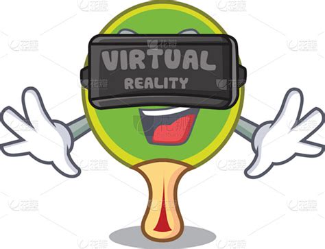 网络空间乒乓球吉祥物球拍动画片室内木制臭可爱的一对