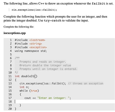 Solved Demo Cpp Include Using Namespace Chegg
