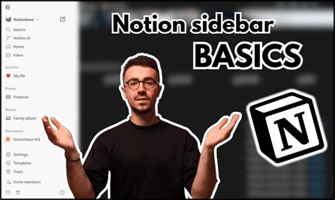 How To Use Sidebar Sections In Notion For Better Organization Notionbase