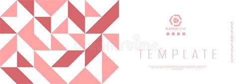 A Triangular Design Layout For A Cover Booklet Or Brochure Corporate
