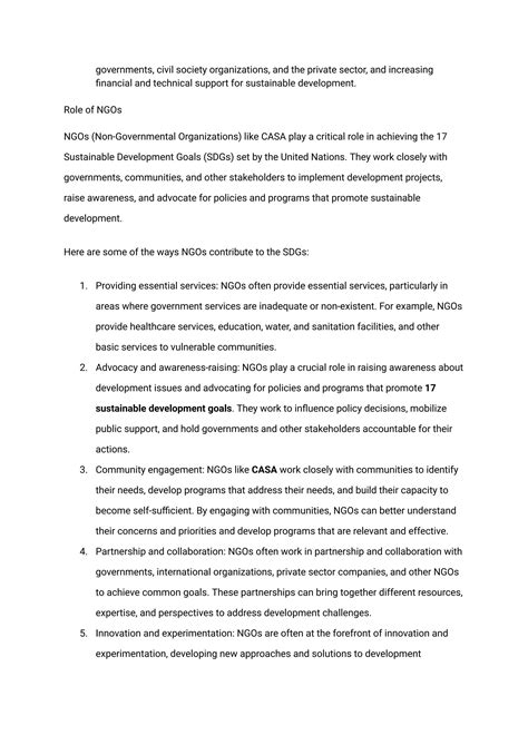 Role Of Ngos In 17 Sustainable Development Goalspdf