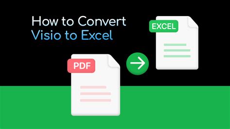 How To Convert Visio To Excel Methods With Pictures UPDF