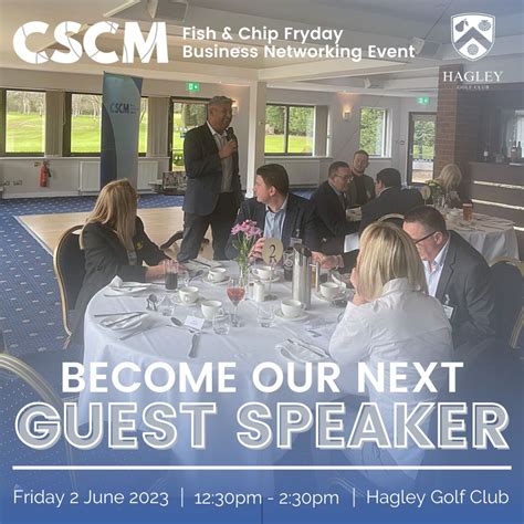 Cscm Ltd On Linkedin ⭐️ Become Our Next Guest Speaker ⭐️ In Just 5️⃣ Weeks Will Be Hosting Our…