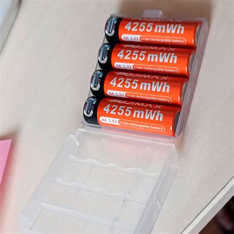 2 шт Li-Ion 1.5V AA аккумулятор 4255mWh (2600 mAh) PUJIMAX EXTRIME USB ...