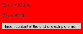 How To Use HTML Append Method In JQuery
