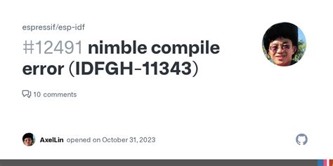 Nimble Compile Error Idfgh 11343 · Issue 12491 · Espressif Esp Idf · Github