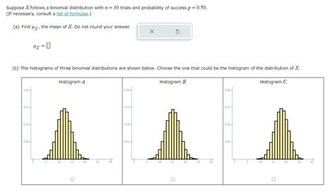 Solved Suppose X Follows A Binomial Distribution With N Chegg