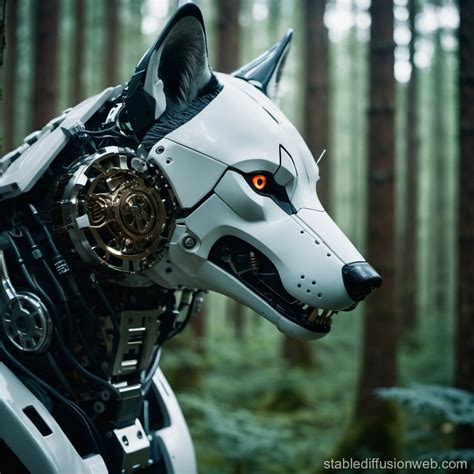 Robot Wolf Transformation Prompts Stable Diffusion Online