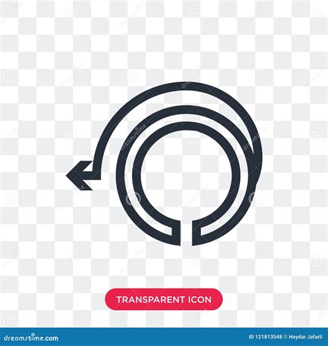 Left Arrow Vector Icon Isolated On Transparent Background Left Arrow