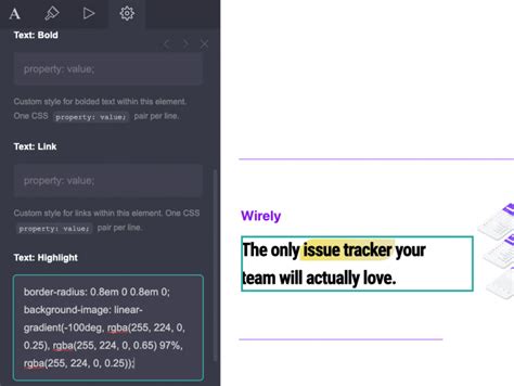 Highlight Marker Effect In Carrd Using Css For No Coders