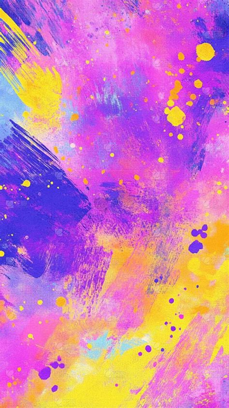 常规系列通用炫彩笔刷肌理背景素材