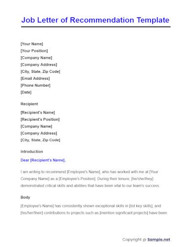 Recommendation Letter For Employment From Baran Captain