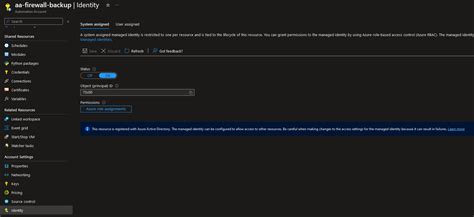 Configure Backup For Azure Firewall