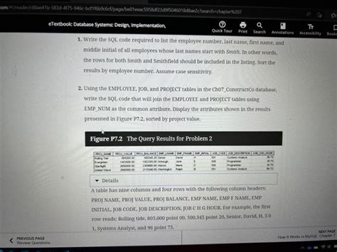 solved 1 write the sql code required to list the employee