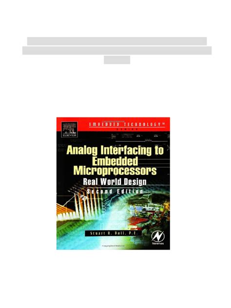 Analog Interfacing To Embedded Microprocessor Systems 2nd Ed Edition Stuart Ball Pdf Download