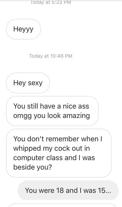 Creepy Senior Had A Freshman Computer Class With Me 3 Years Ago He