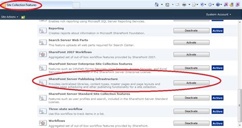 Activate Sharepoint Server Standard Site Collection Features Free