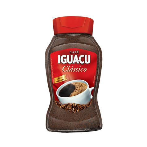 café solúvel iguaçu clássico 100g sabor e cremosidade