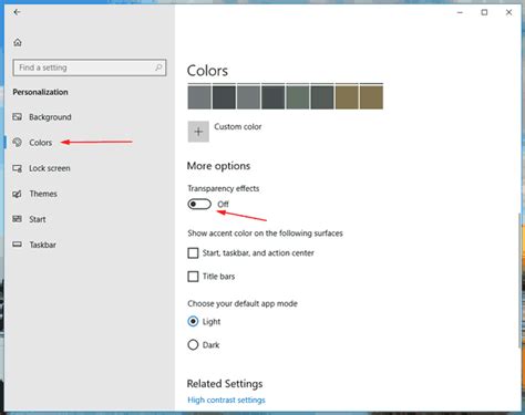 Disable The Fluent Design In Windows