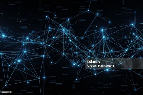 추상 깜박임 디지털 데이터 노드와 연결 경로 네트워크 3 차원 일러스트 레이 션의 모든 종류에 연결 연결에 대한 스톡 사진 및 기타 이미지 Istock