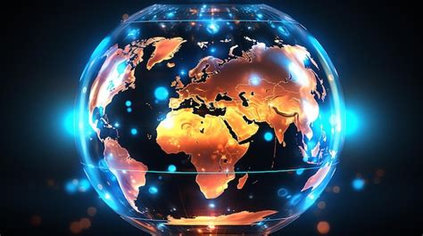 Premium Ai Image Vector Futuristic Background With An Abstract