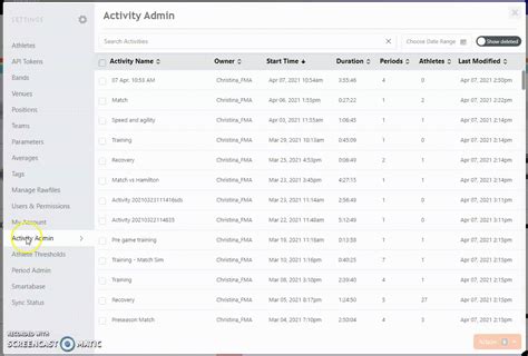 Activity Admin Catapult Support