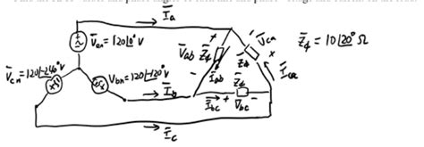 Solved Find The RMS Values And Phase Angles Of Each Line And Phase 1 Answer Transtutors