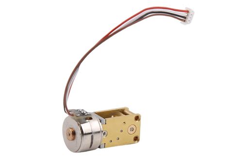 15mm Stepper Motor With Worm Gearbox For Deceleration With Selectable Reduction Ratio