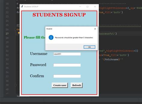 Tkinter Python Github Projects Vasanth Shankar