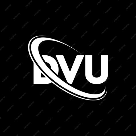 Premium Vector Dvu Logo Dvu Letter Dvu Letter Logo Design Initials Dvu Logo Linked With Circle