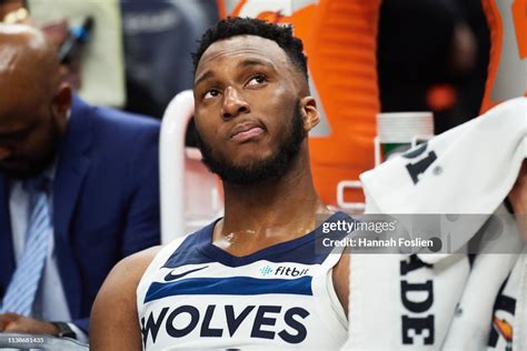 Josh Okogie Of The Minnesota Timberwolves Looks On During The Game