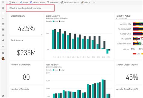 Use Natural Language To Explore Data With Power BI Q A Power BI Microsoft Learn