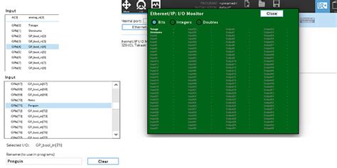 urcap sample ethernet ip monitor can be launched from toolbar urcap