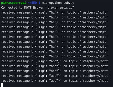 Micropython Mqtt Tutorial Based On Raspberry Pi Emq