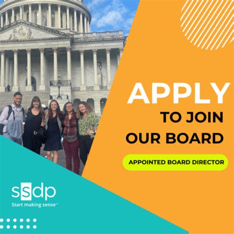 Apply To Join Our Board Ssdp